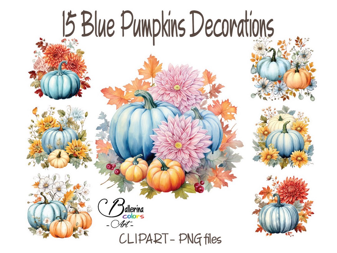 15 Blue Pumpkins Decoration Clipart, Blue Pumpkin Png, Pumpkins Png ...