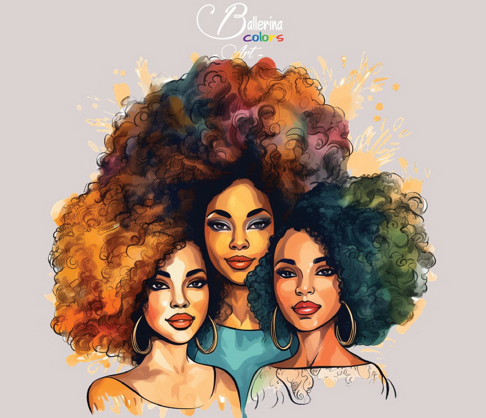 15 Clipart Black Women Best Friends, Black Women Clipart, Best Friends ...