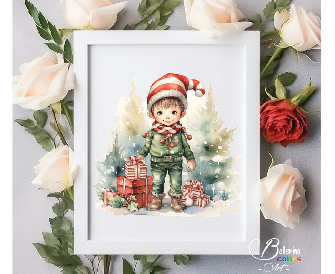 15 Winter Elves Png, Elf Clipart, Elf Png, Winter Clipart, Bundle Elves ...