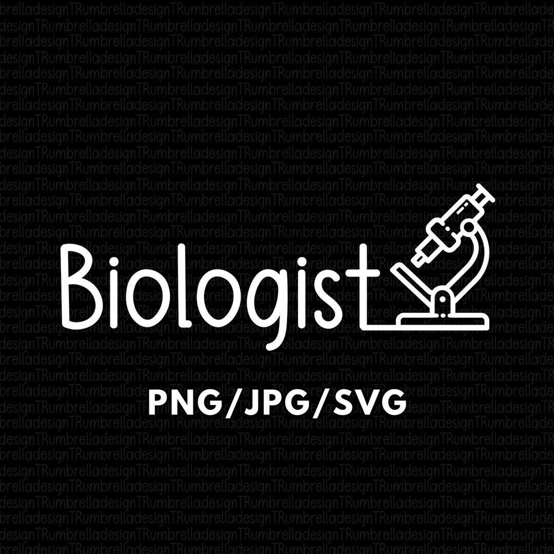 Biologist, Microscope, Biologist Design File, Gifts for Microscope ...