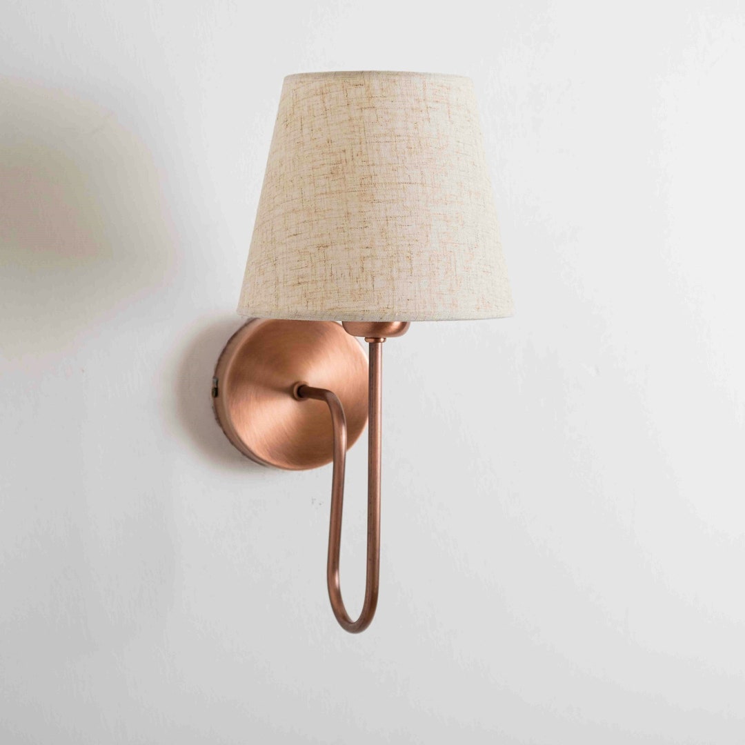Contemporary Sconce Fixture, Arched Wall Sconce, Vintage Wall Lighting ...