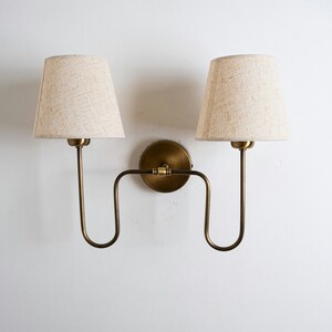 Arched Double Arm Wall Sconce, Modern Farmhouse Wall Light Fixture ...