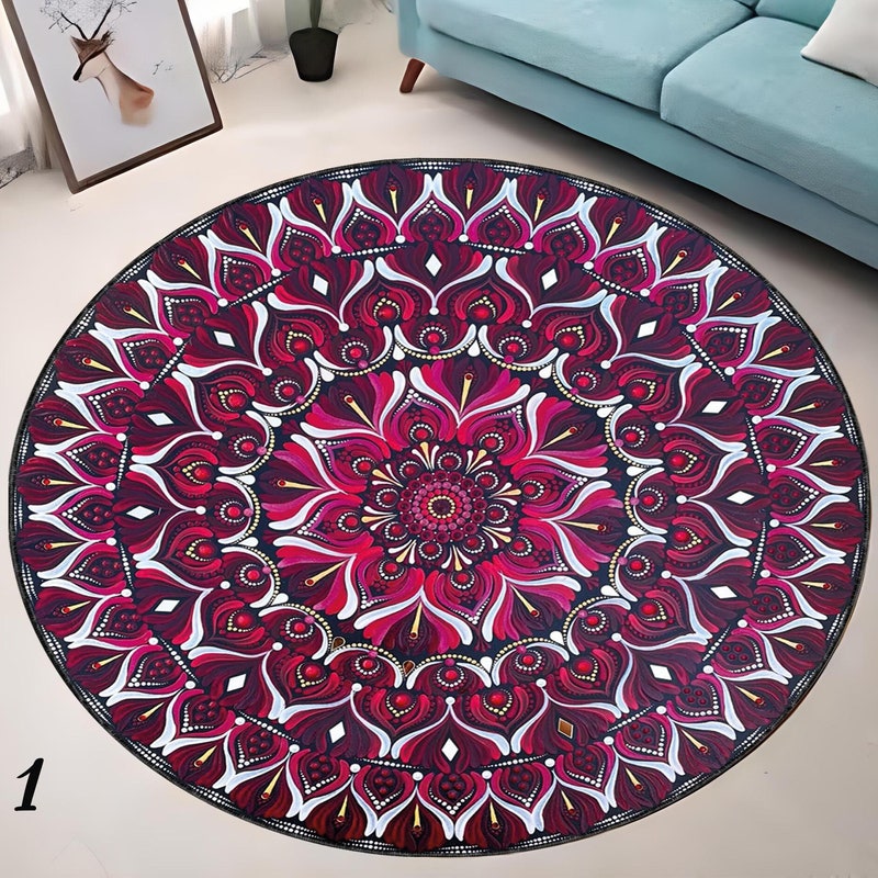 Mandala Rug - Etsy