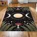 Moon Decor Rug, Mushroom Pattern Rug, Original Design Rug, Custom ...