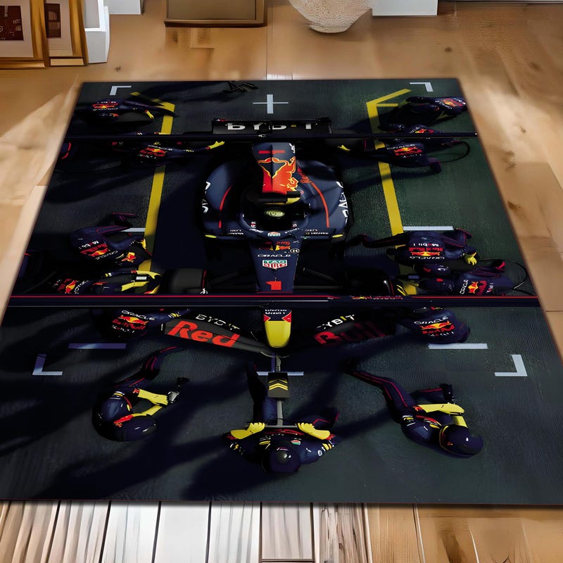 Race Track F1 Rug - Etsy