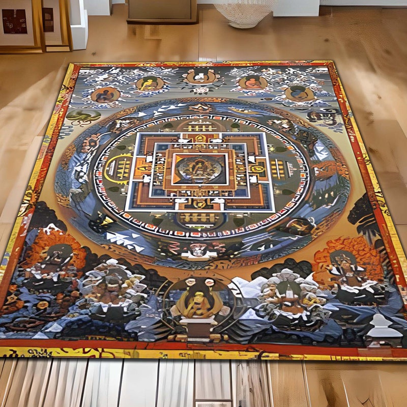 Mandala Carpet - Etsy