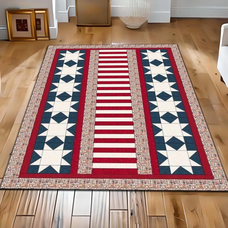 Patchwork Carpet - Etsy