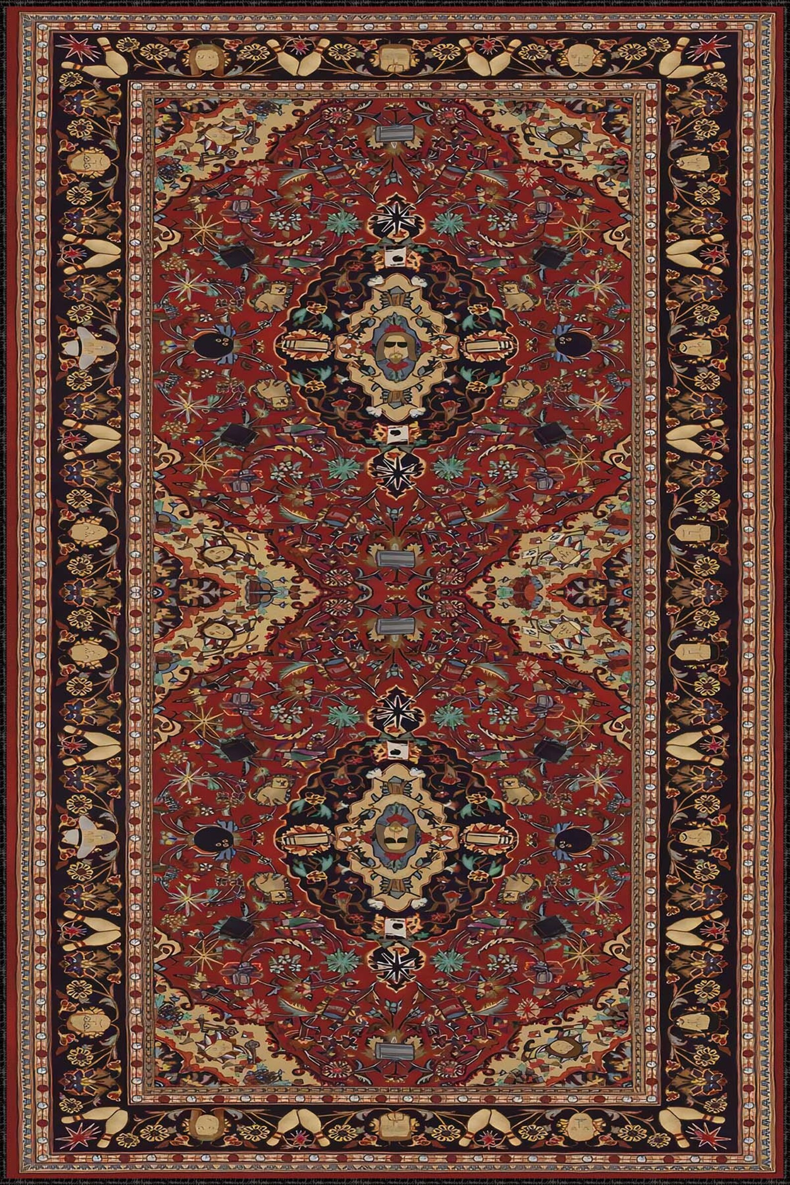 The Big Lebowski Dude Rug Fantastic Movie Rug Famous Rug, the Big ...