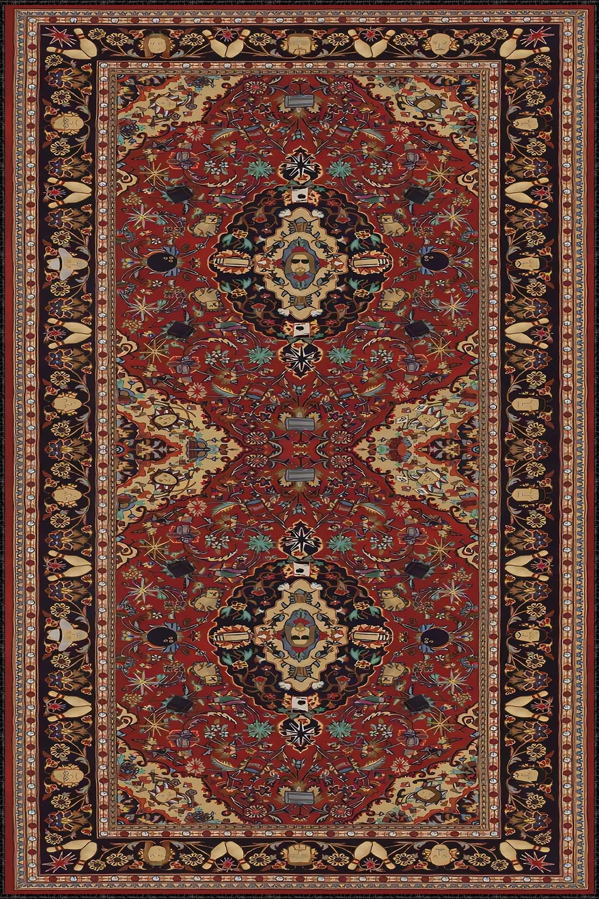 The Big Lebowski Dude Rug Fantastic Movie Rug Famous Rug, the Big ...