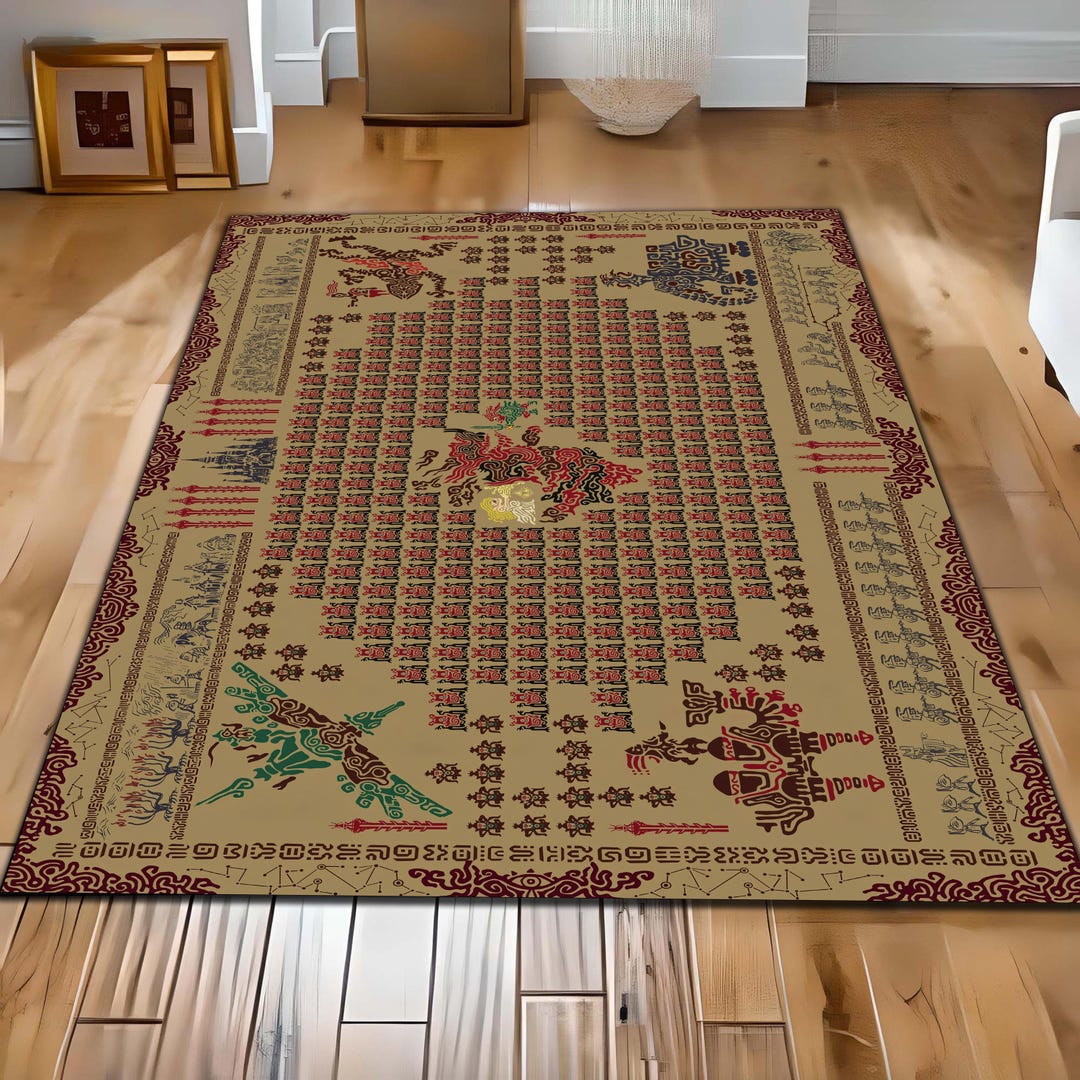 Zelda Rug: Hylian Symbol Gamer Room Decor - Etsy
