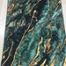 Emerald Marble Rug Emerald Green Decor Rug, Gold Color Rug, Marble ...