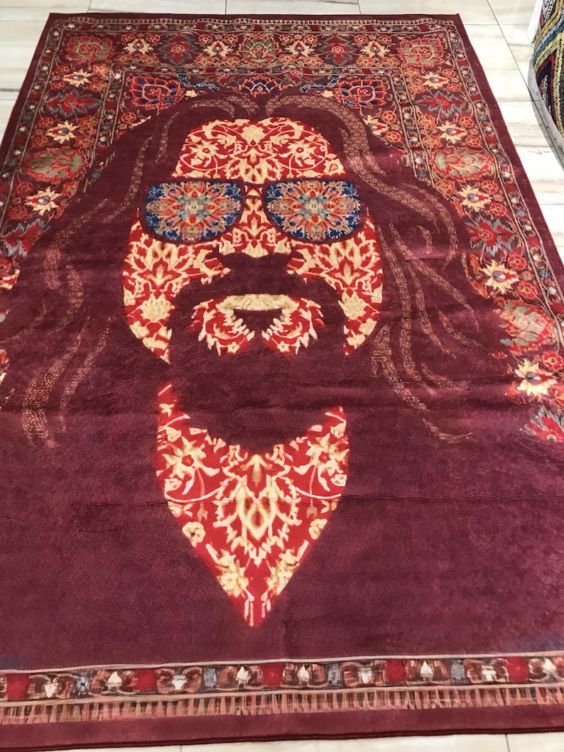 Dude Floor Rug, Dude Area Rug, Big Brother Rug, the Big Lebowski, Dude ...