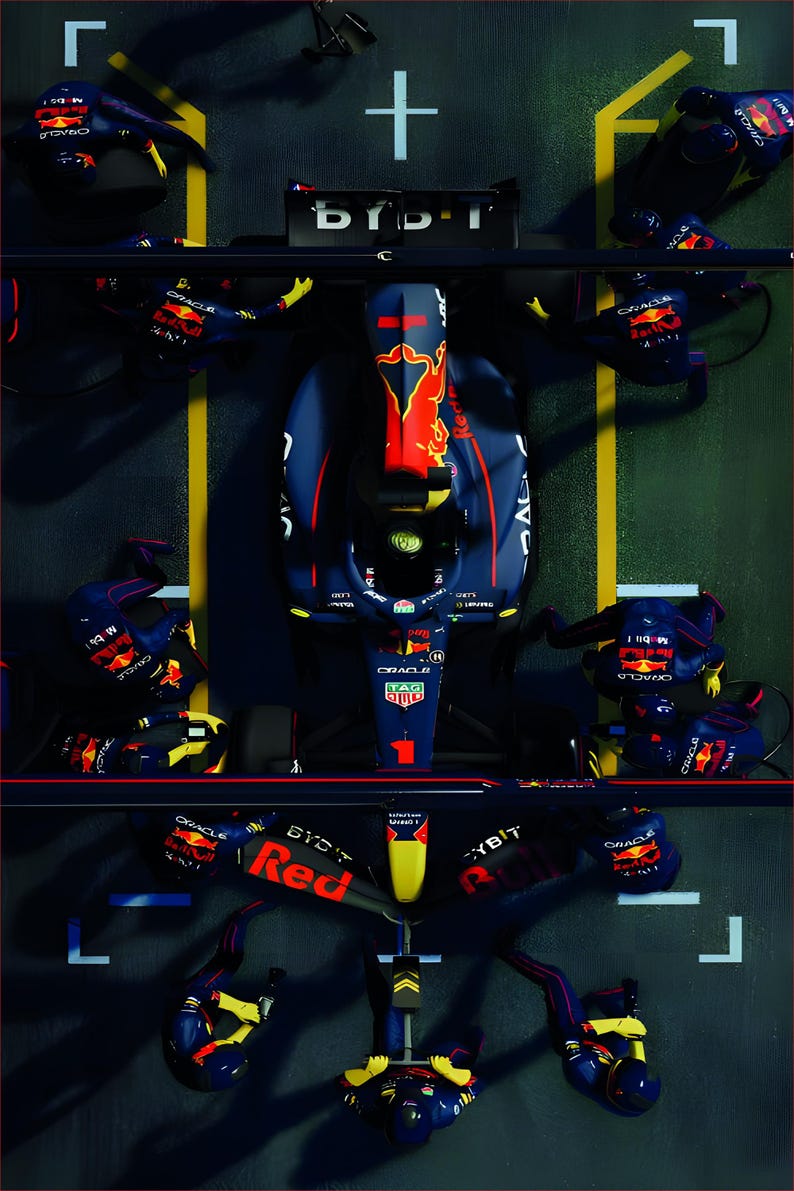 Formula 1 Rug, Red Bull Pit Stop Racing Rug, Motorsport Fans Rug, Kids ...