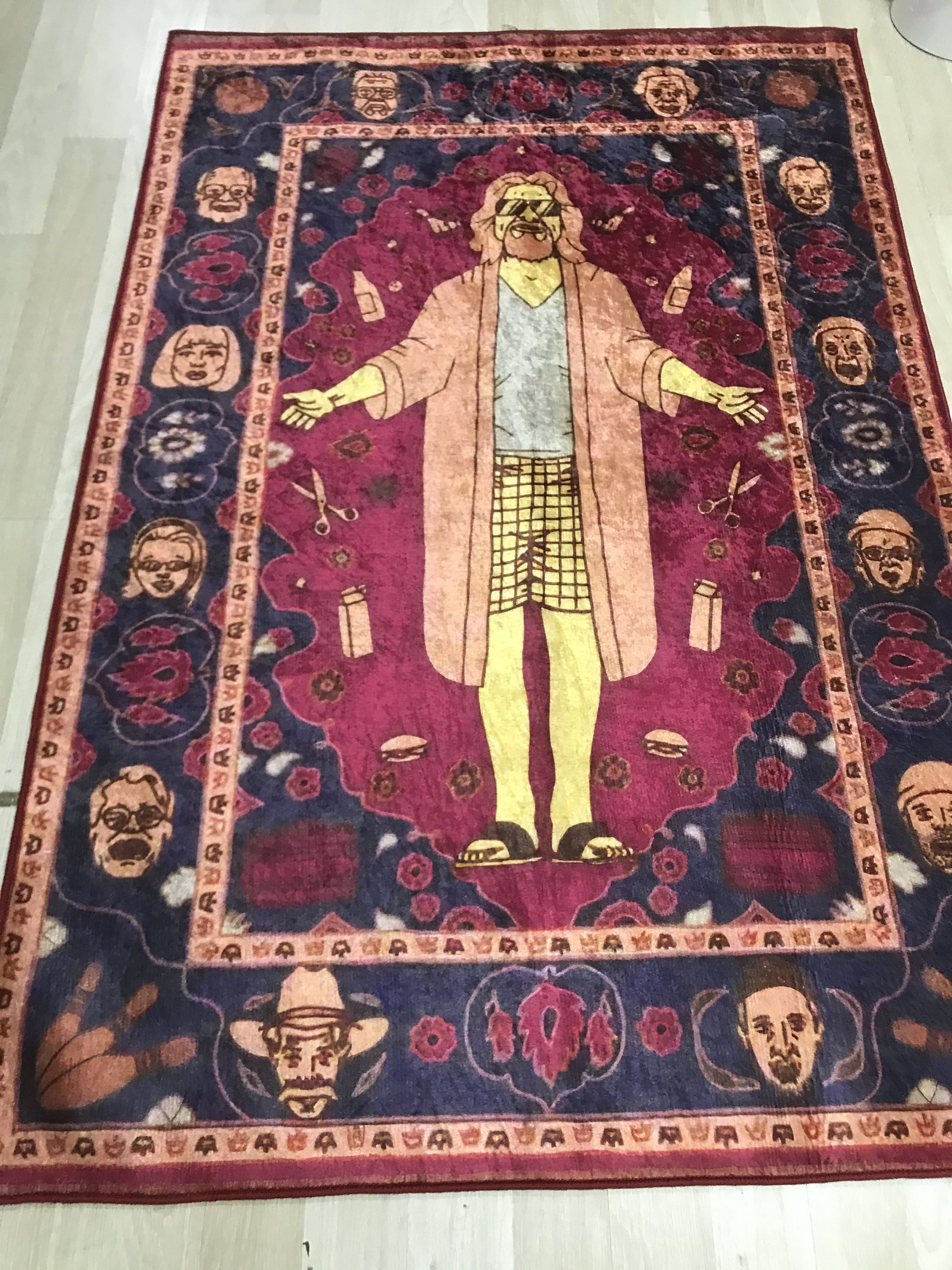 Big Brother Rug the Big Lebowski Dude Rug, Custom Rug, Floor Area Rug ...