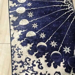 Moon Decor Rug, Moon Pattern Rug, Space Rug, Kids Room Rug, Nursery ...