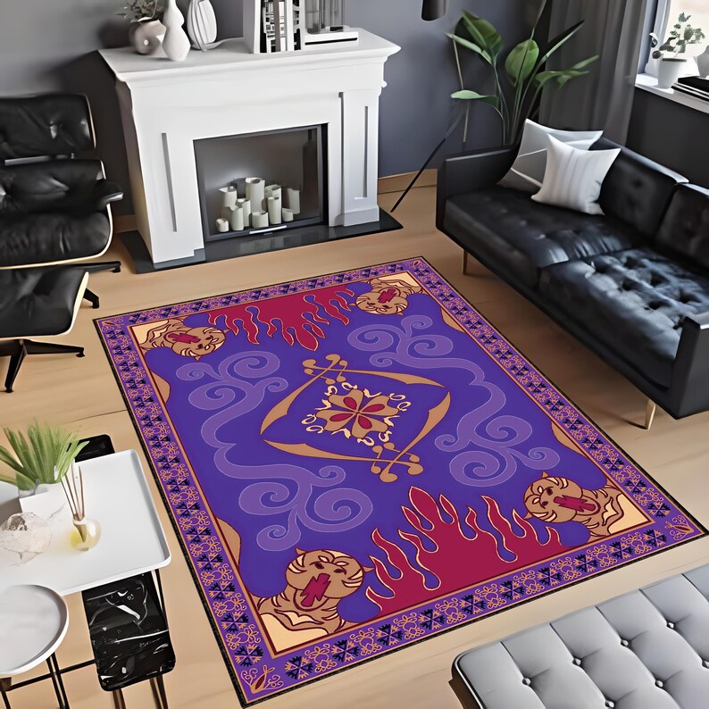 Aladdin's and Flying Carpet Rug, Aladdin's Rug, Aladdin Rug, Modern ...