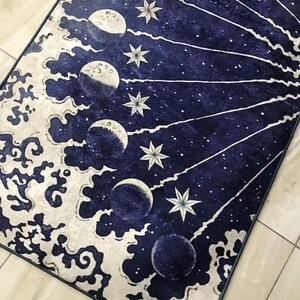 Moon Decor Rug, Moon Pattern Rug, Space Rug, Kids Room Rug, Nursery ...