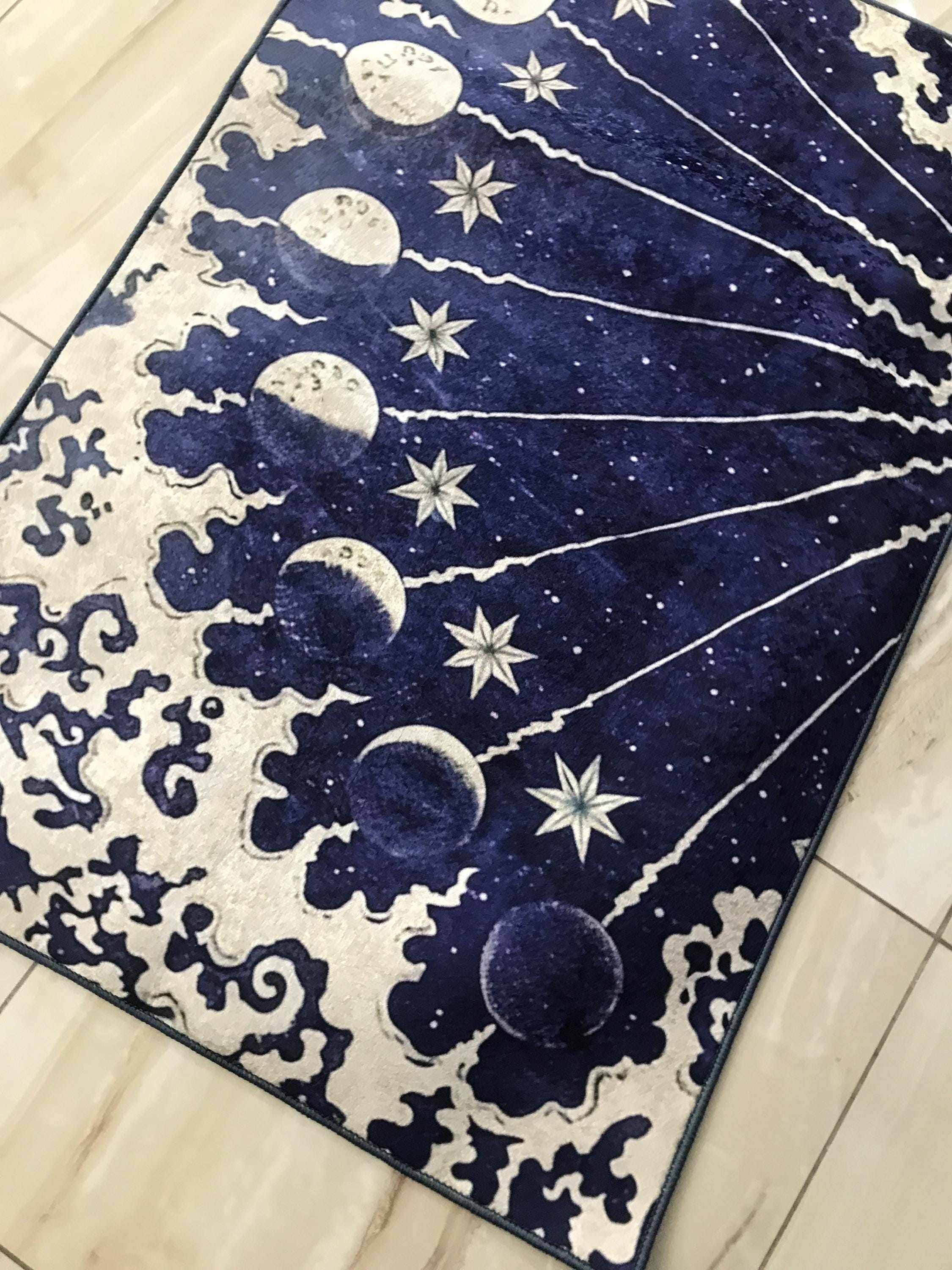 Moon Decor Rug, Moon Pattern Rug, Space Rug, Kids Room Rug, Nursery ...