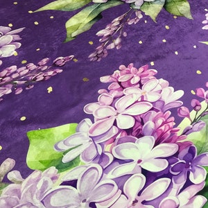 Lilac Flower Rug, Lilac Throw Rug, Lilac Decor Rug, Salon Lilac Rug ...