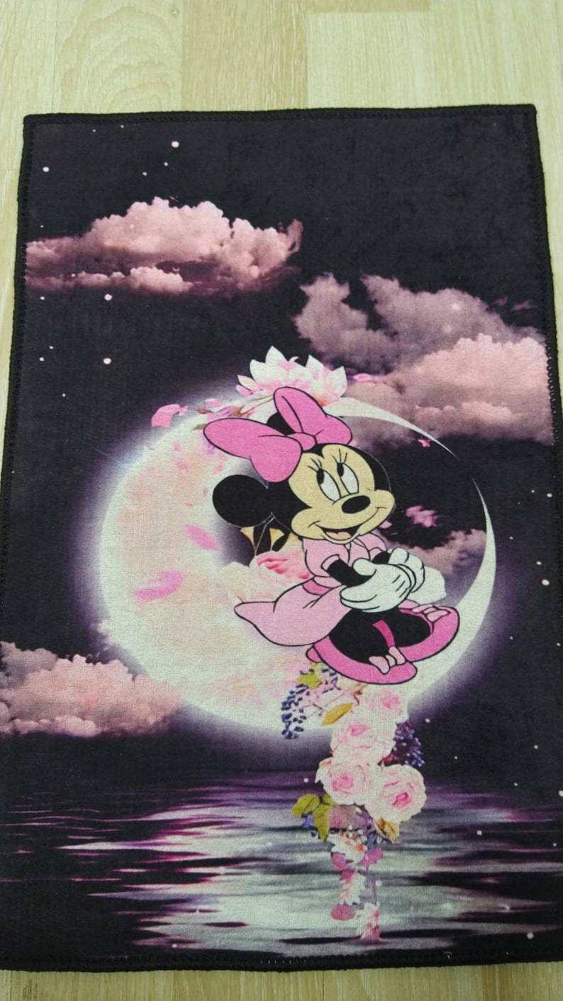 Pink Mickey Mouse Rug, Minnie Mouse Rug, Kids Room Rug, Baby Girl ...
