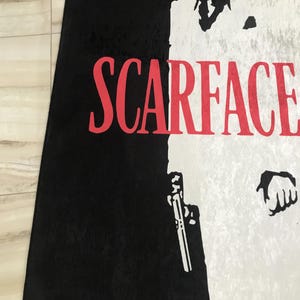 Scarface Rug, Scarface Gift, for Living Room Rug, Fan Rug, Area Rug ...