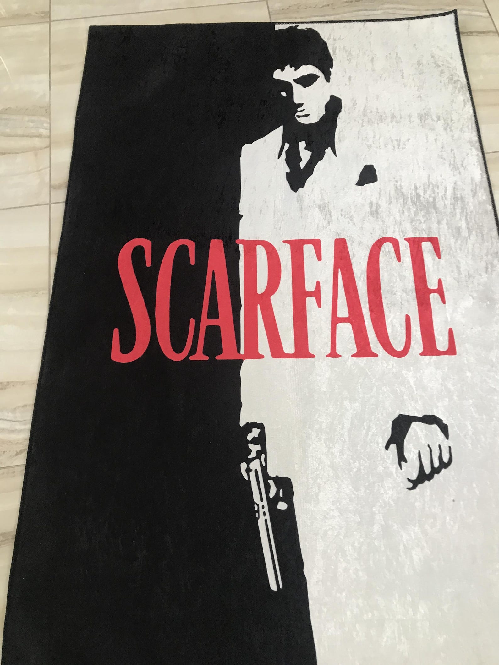 Scarface Rug, Scarface Gift, for Living Room Rug, Fan Rug, Area Rug ...