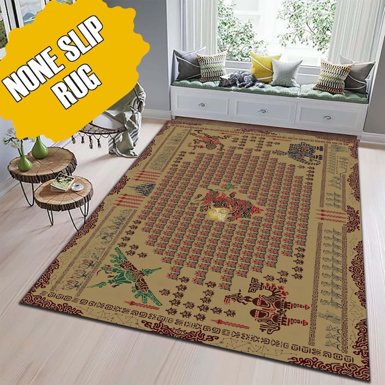 Zelda Rug: Hylian Symbol Gamer Room Decor - Etsy