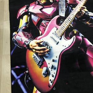 Rockstar Iron Man Rug for Kids Room, Cool Superhero Decor Rug With ...