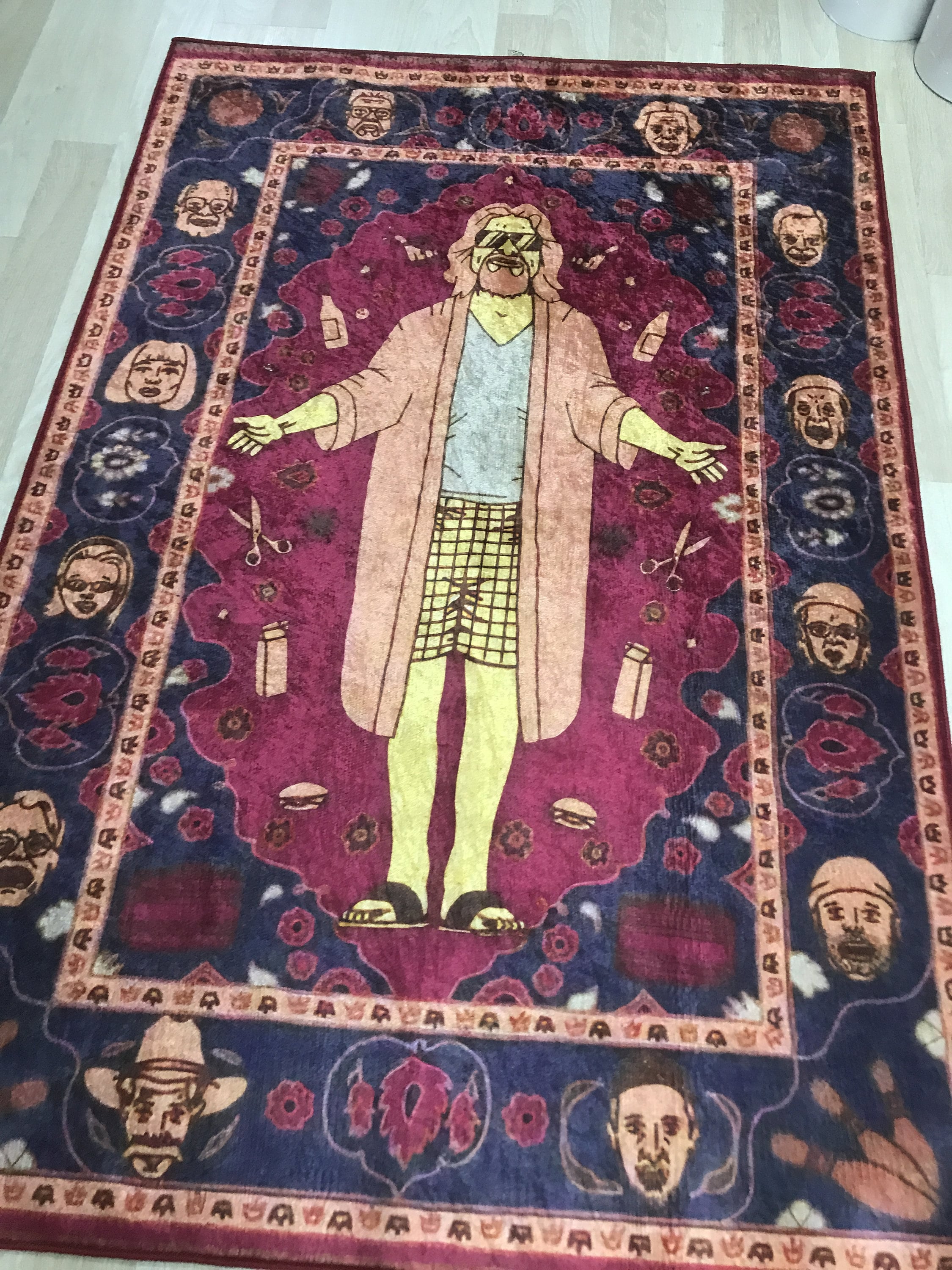 Big Brother Rug the Big Lebowski Dude Rug, Custom Rug, Floor Area Rug ...