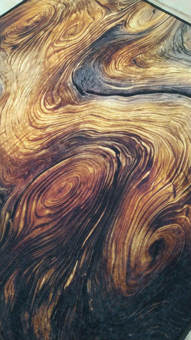 Rustic Wood Grain Area Rug for Living Room, Wood Pattern, Bedroom, Cozy ...