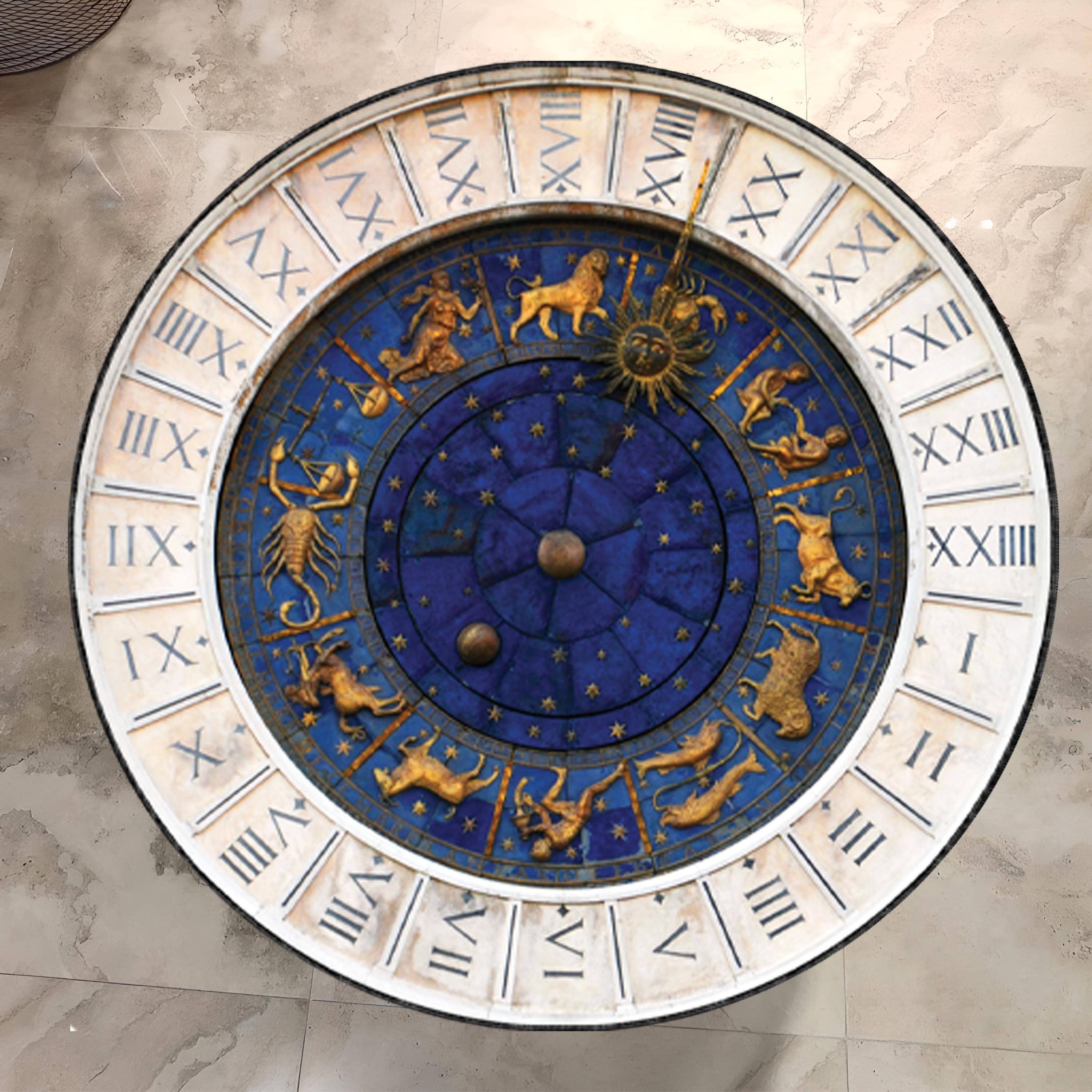 Moon Rug Compass Rug Mandala Rug Zodiac Rug Astrology Rug - Etsy