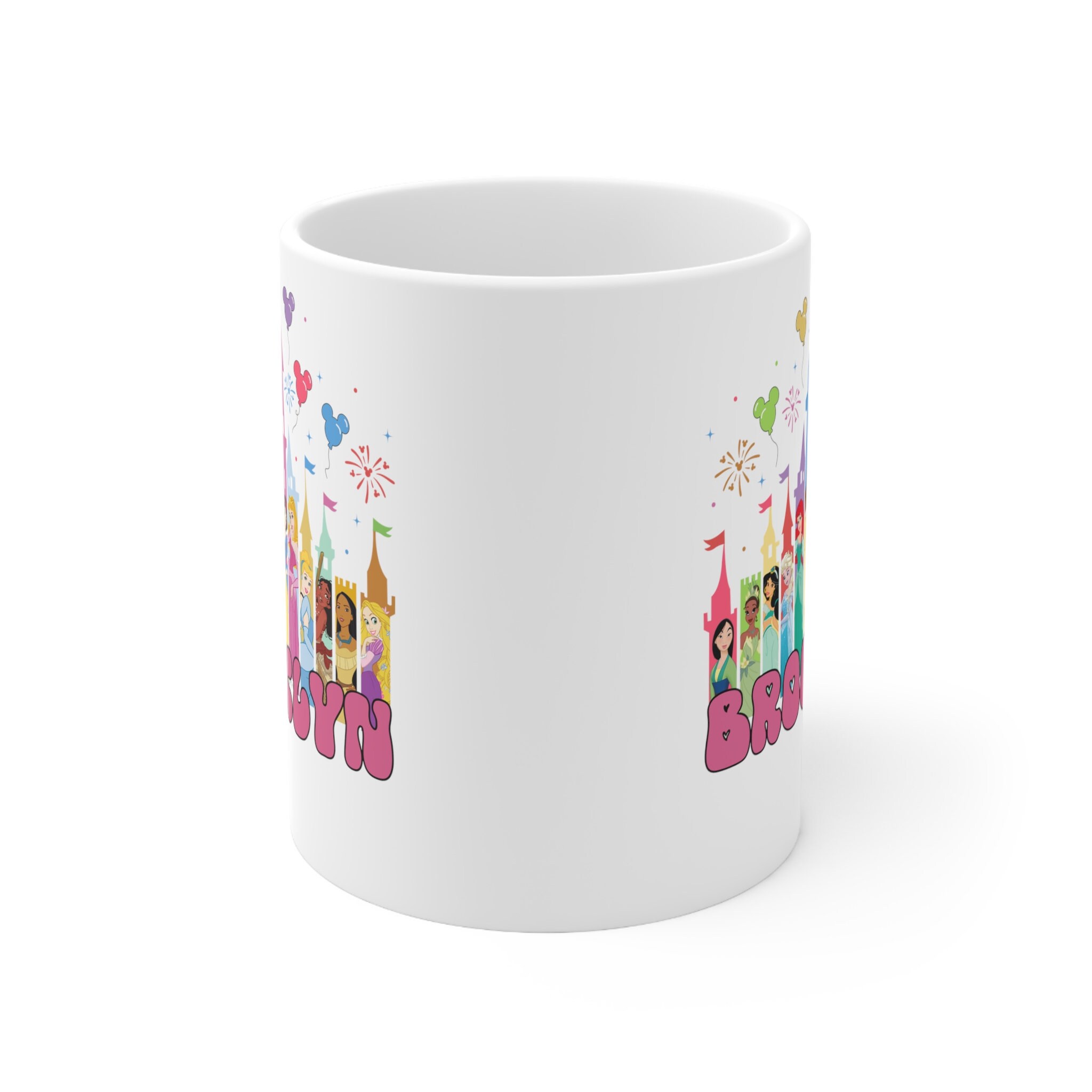 Custom Name Princess Mug for Disney Lover Gift Disney Princess Mug ...