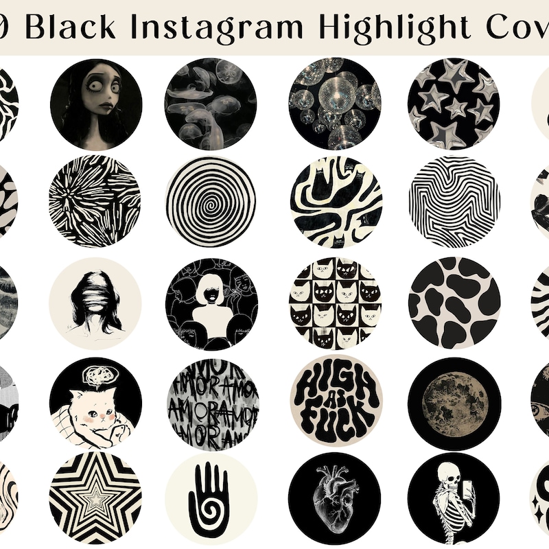 Highlight Covers - Etsy