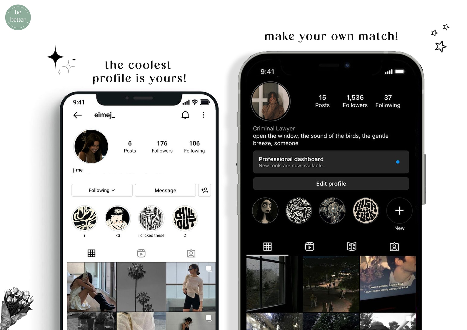 30 Aesthetic Black Instagram Highlight Cover Icons, Black Covers, IG ...