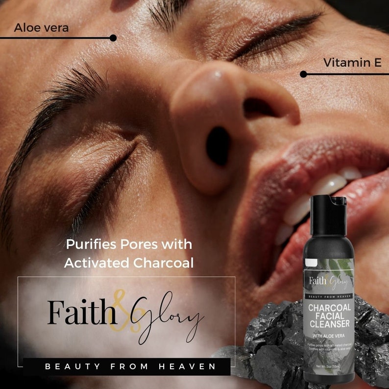 Charcoal Facial Cleanser - Etsy