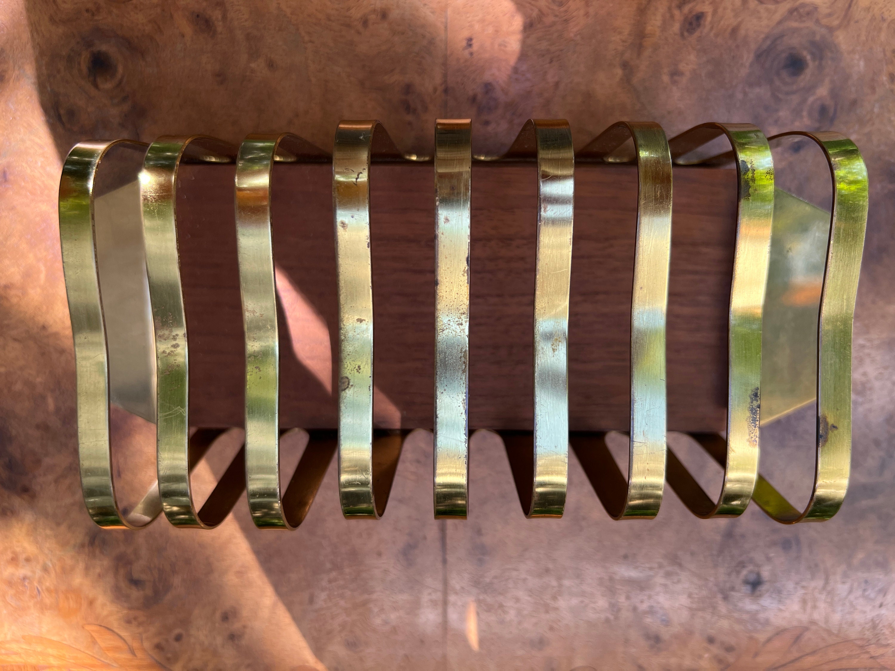 1960s Brass Toast Stand Vintage Oddity Dining Culture - Etsy