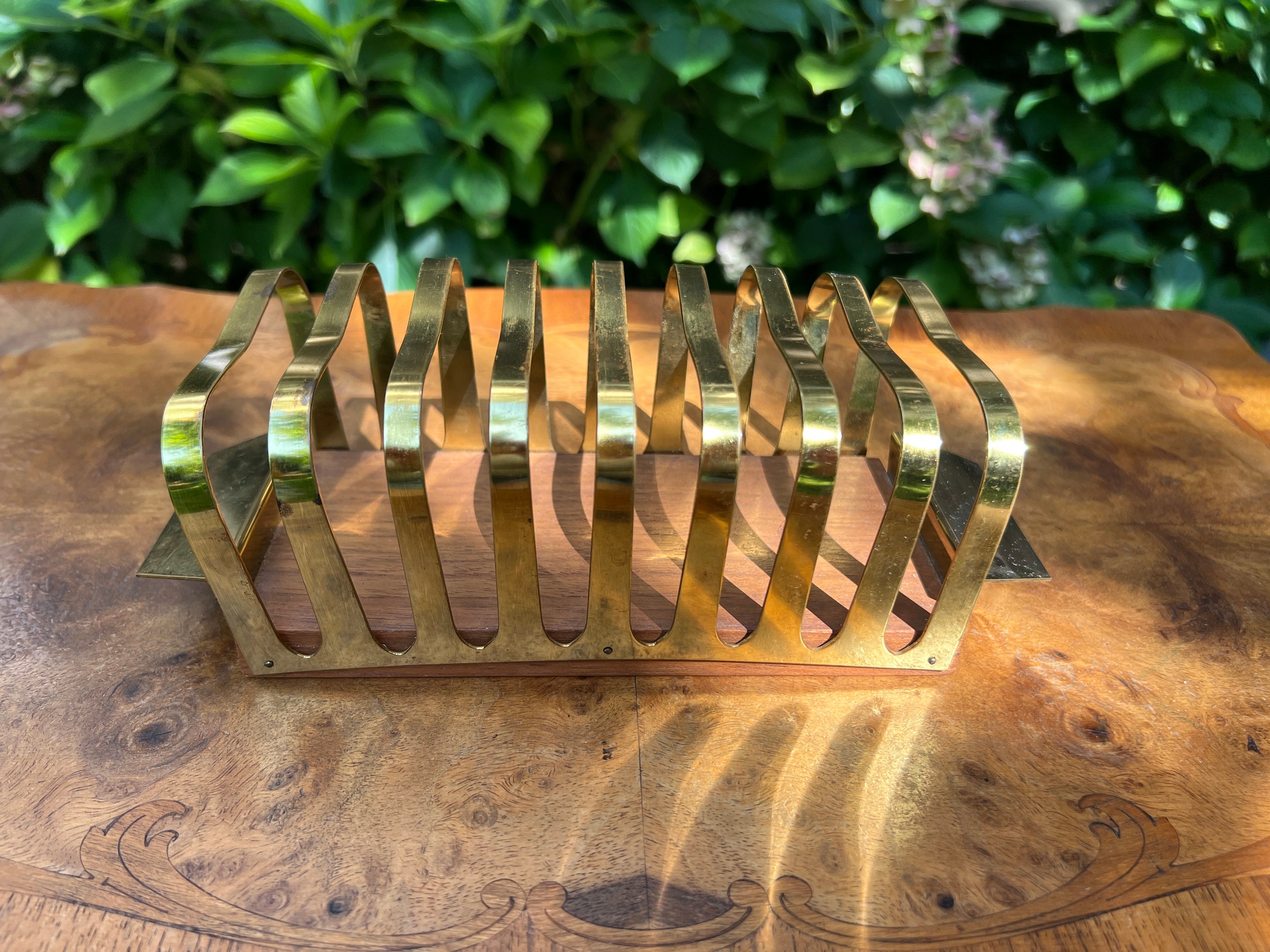 1960s Brass Toast Stand Vintage Oddity Dining Culture - Etsy