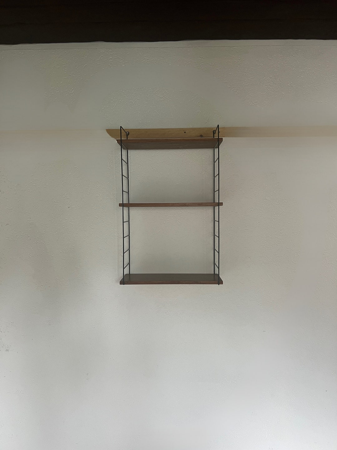 Compact Mid-century String Shelf With Three Shelves. Original 1960s ...