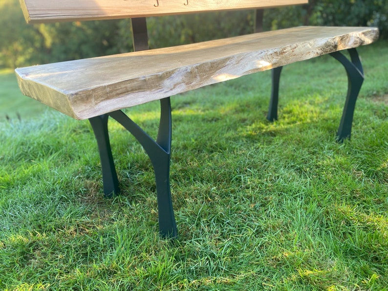 Live Edge-wood Carved -wine & Grapevine Garden Patio Outdoor Bench ...