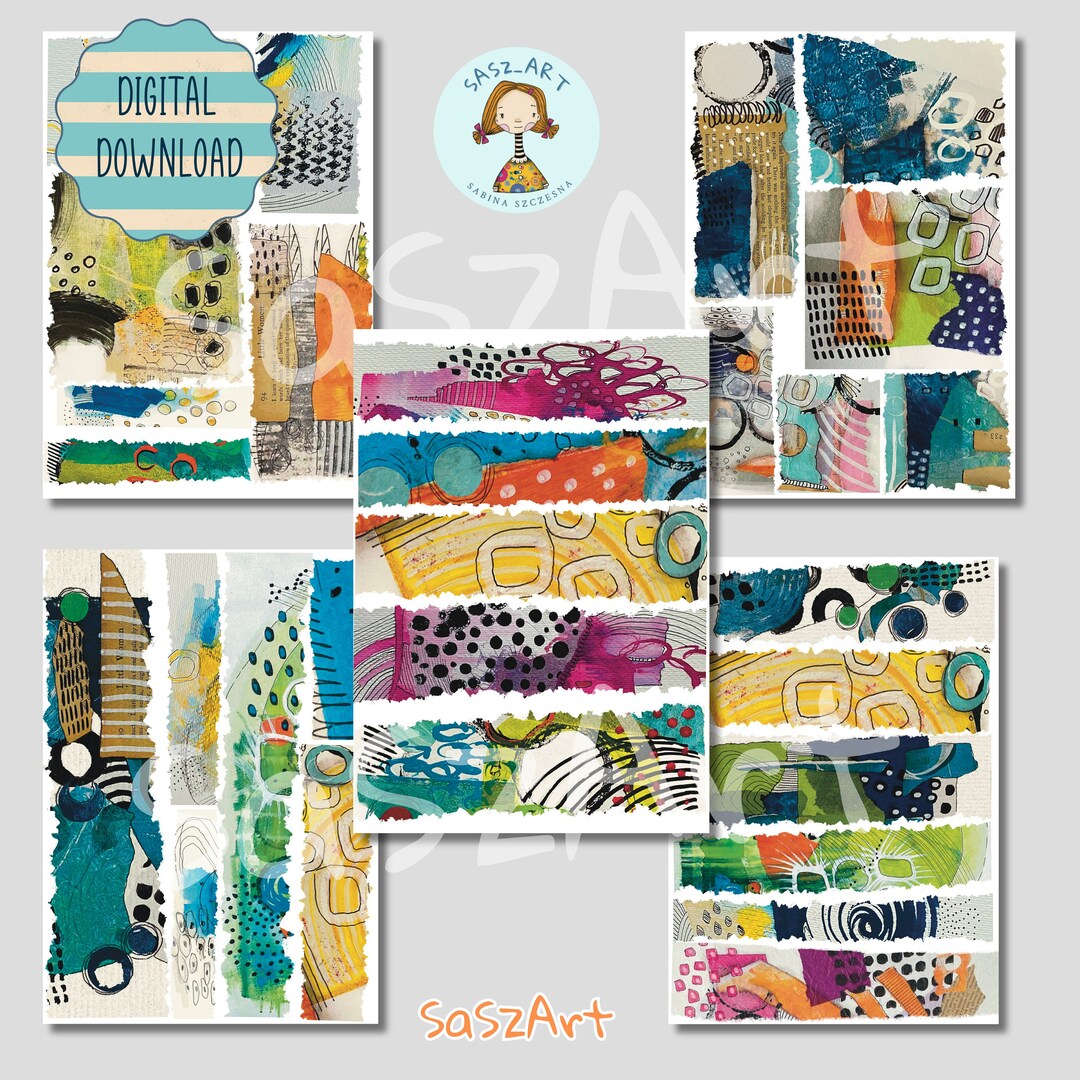 Junk Jurnal, Craft Supplies, Scrappy Paper, Art Journal, Scrapbook ...