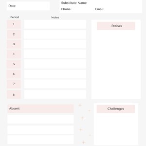 Substitute Teaching Tips Tools Substitute Teacher Tools Printables for ...