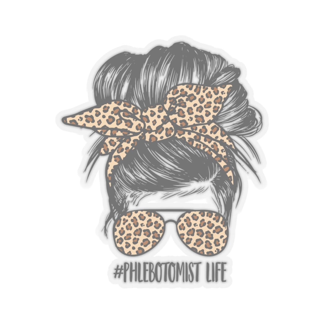 Kiss-cut Stickers, Phlebotomist, Lab Tech, Stickers, Phlebotomist ...