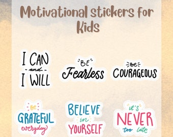 Motivational Quotes Digital Stickers Precropped Digital - Etsy