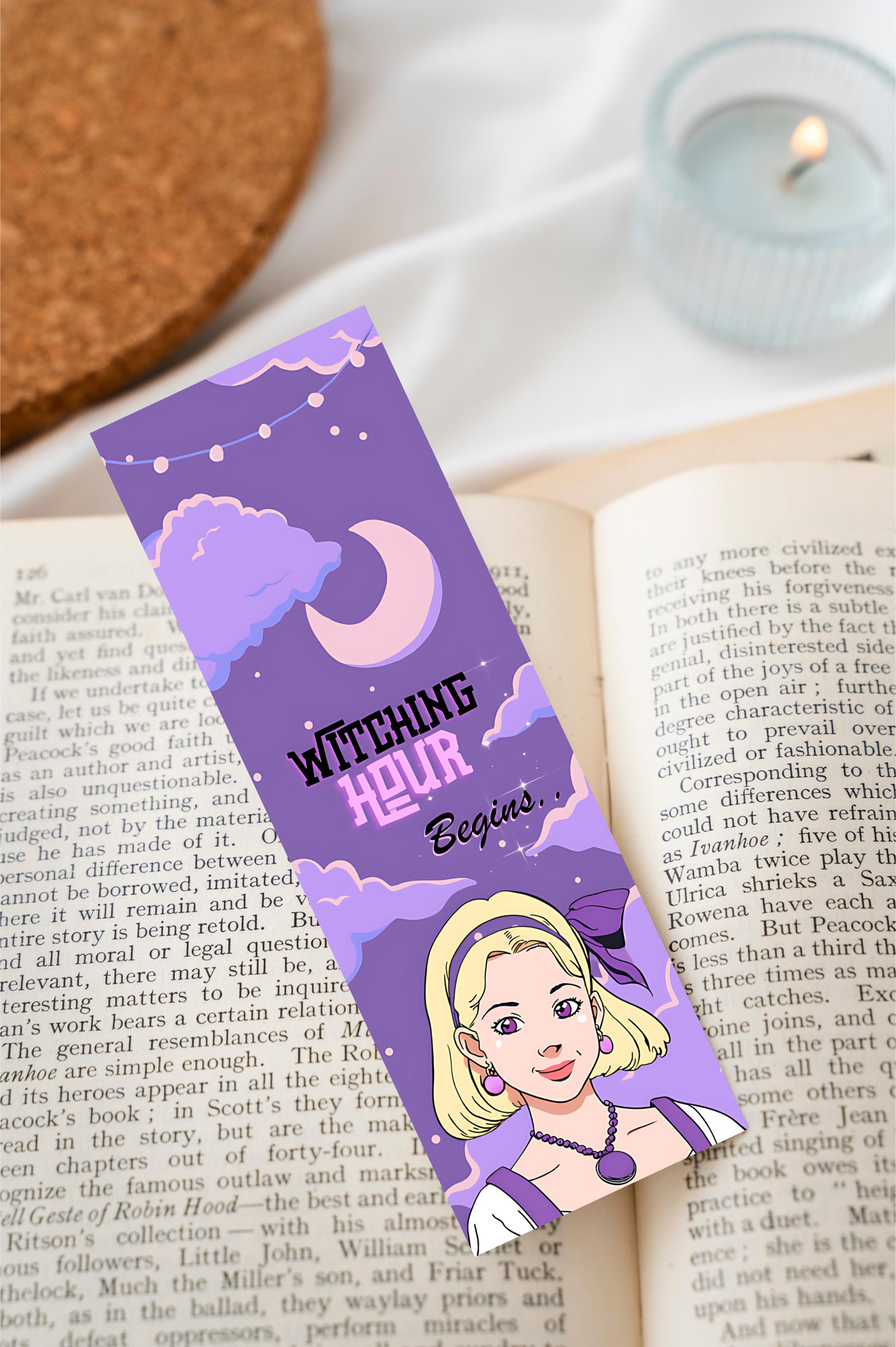 Printable Witchy Bookmark, Instant Download, Perfect Gift for Bookworms ...