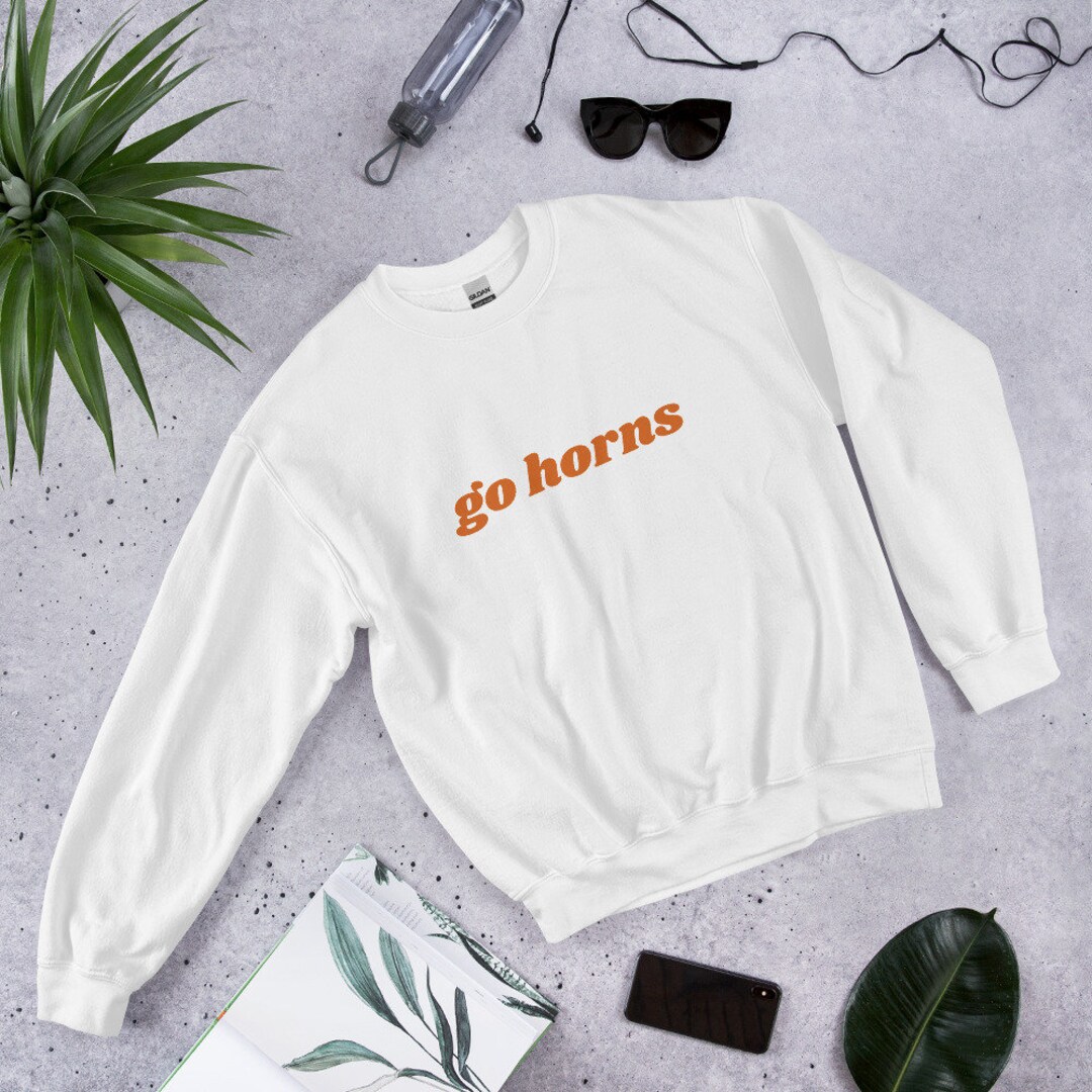 University of Texas go Horns Sweatshirt - Etsy