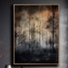 Smoky Forest Landscape Art Print: Gothic Nature Decor (digital Download ...