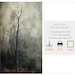 Smoky Forest Landscape Print: Gothic Nature Art (digital Download - Etsy