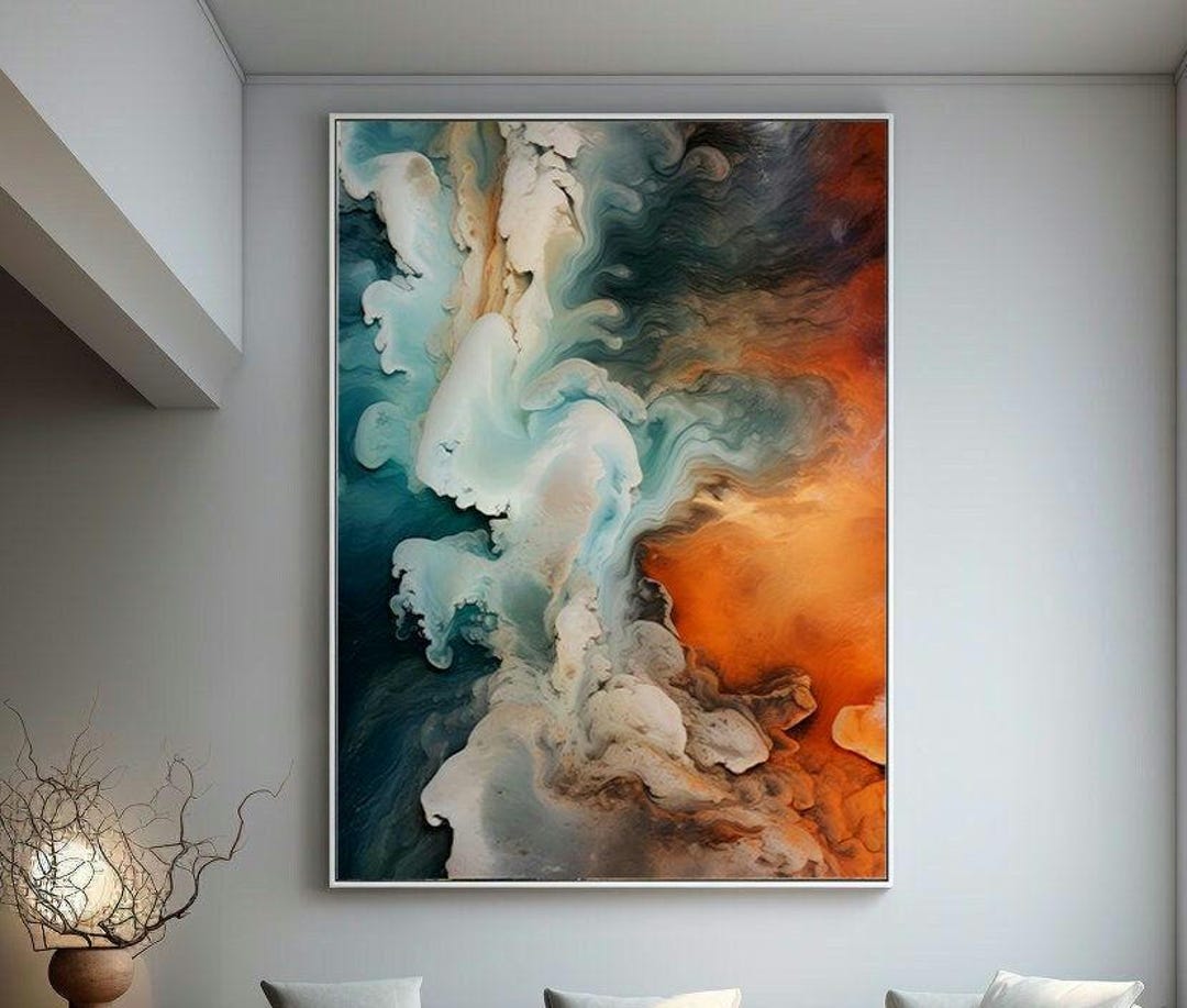 Abstract Colorful Ink in Water Painting | Colorful Ink Art Prints | Ink ...