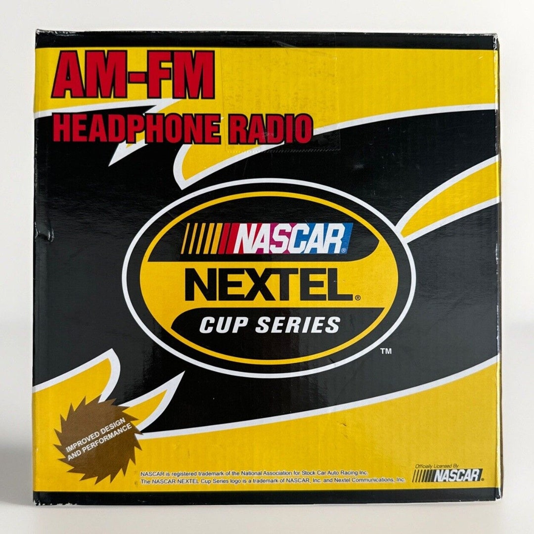 Vintage Nascar Collectible AM FM Radio Headphones Tested Over the Ear ...