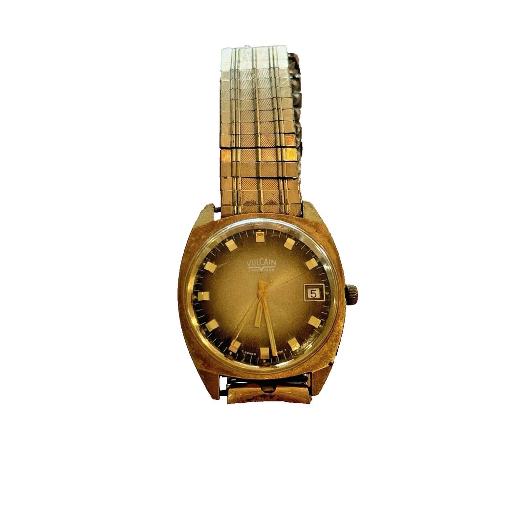 Vintage Vulcain Men's Watch Swiss Made 17 Jewel Manual Wind - Etsy